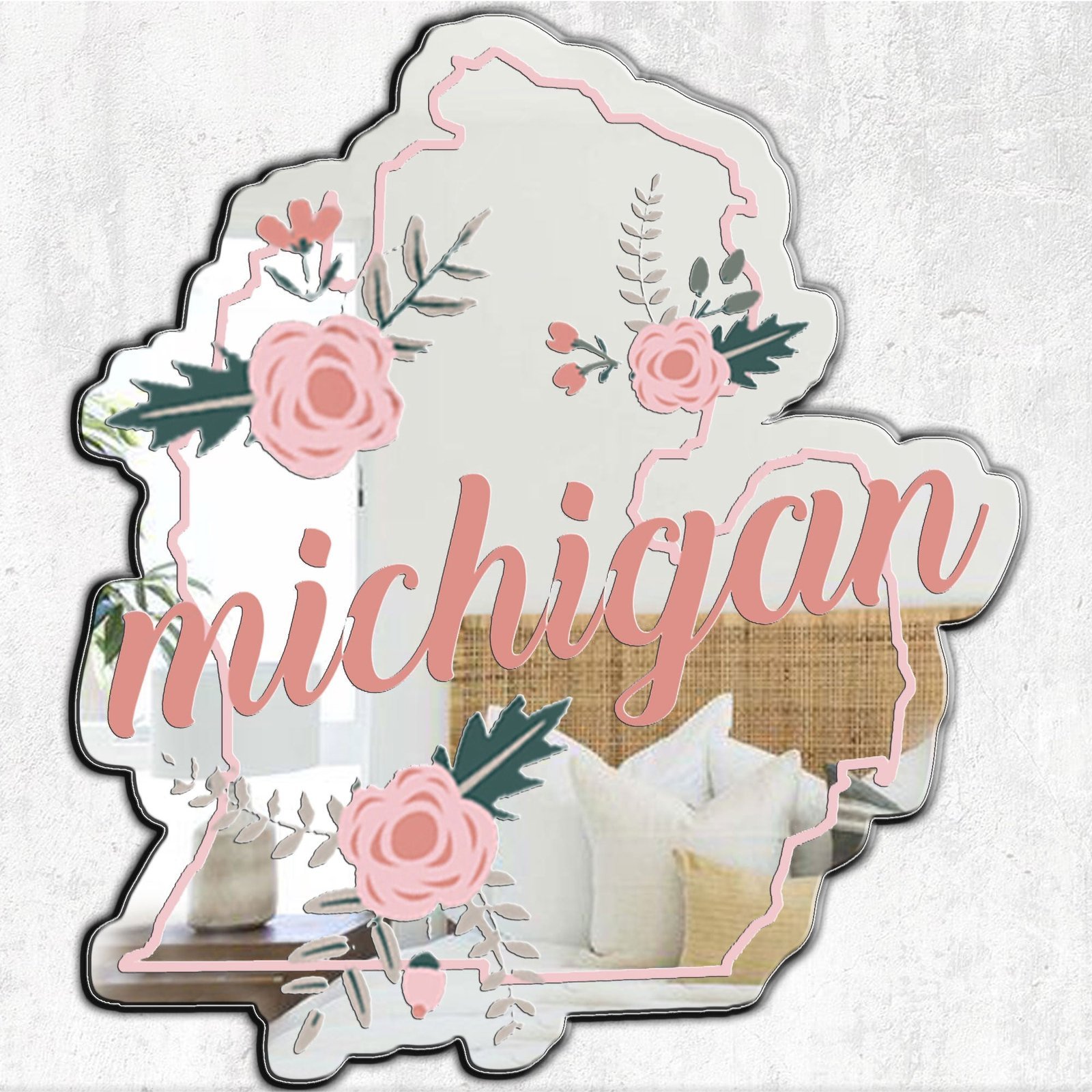 🌸Flowers Mirrors – Custom Mirrors