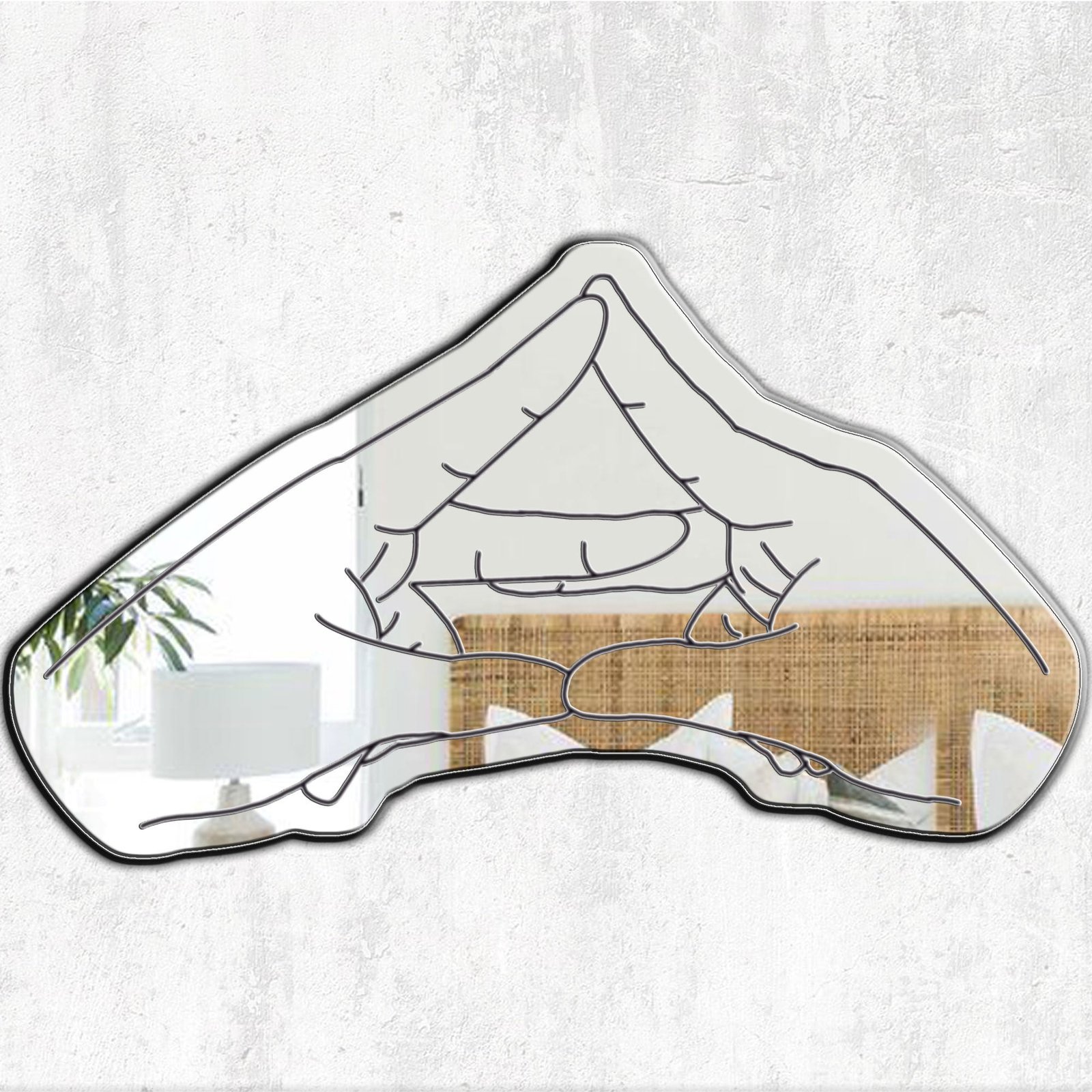 Sorority Hands Mirror Custom Mirror