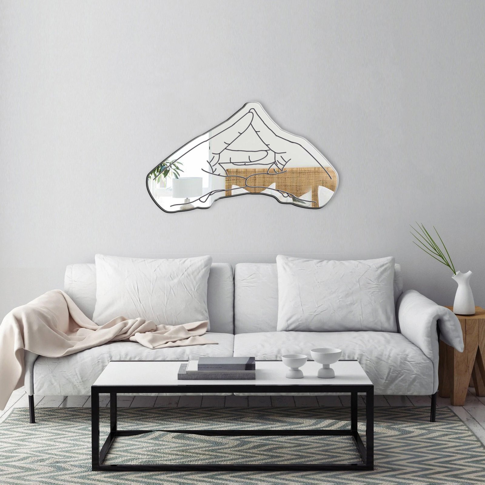 Sorority Hands Mirror Custom Mirror