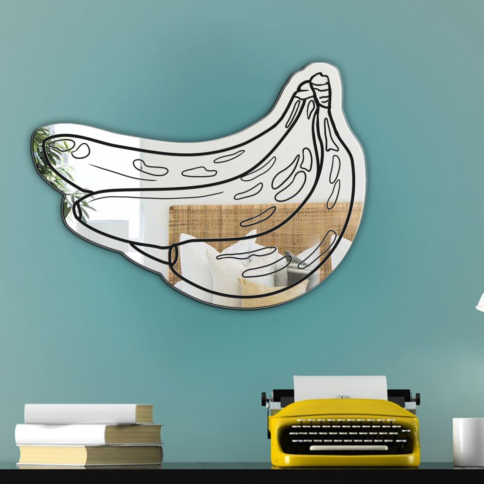 Line banana design Mirror Custom Mirror