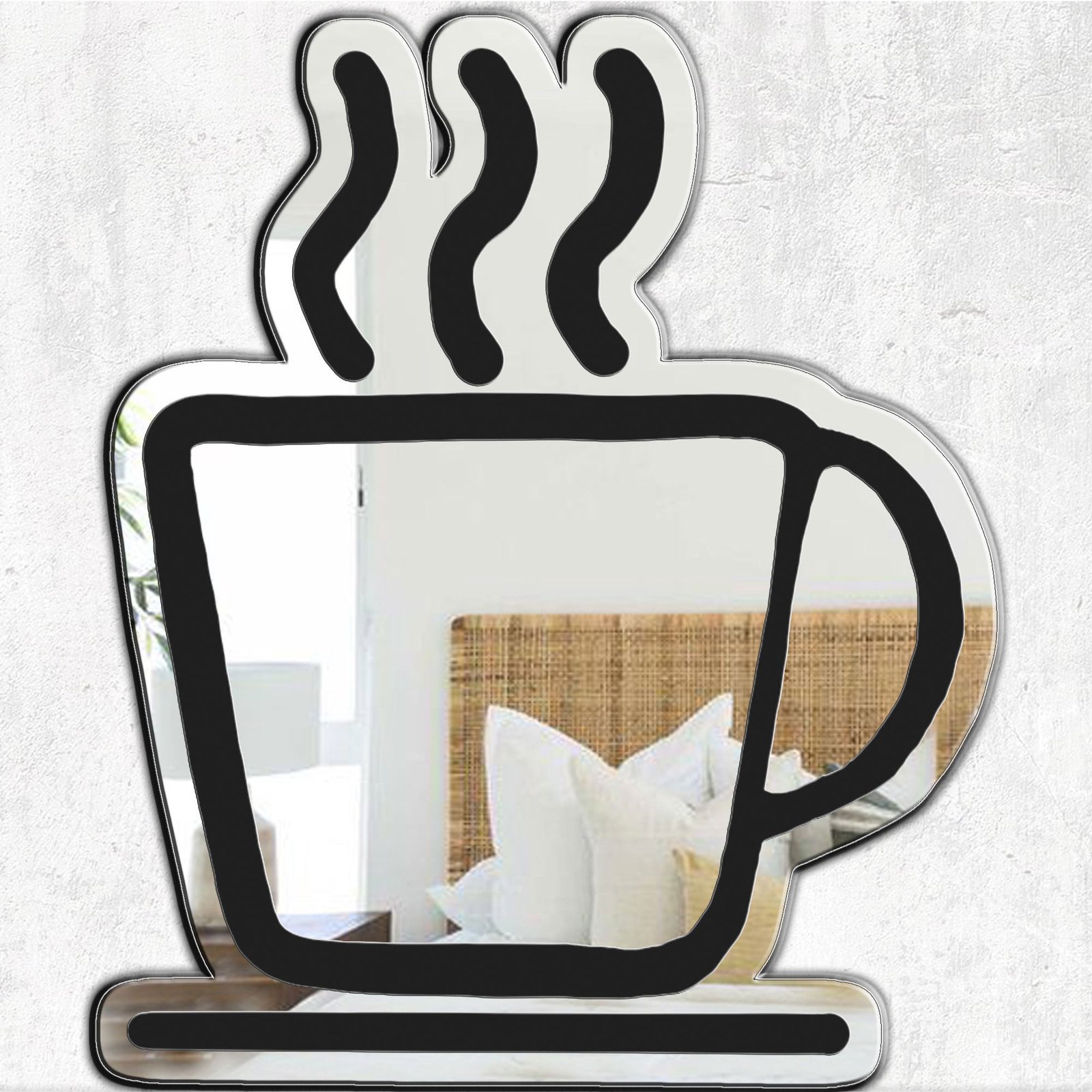 Coffee mug Acrylic Mirror Custom Mirror