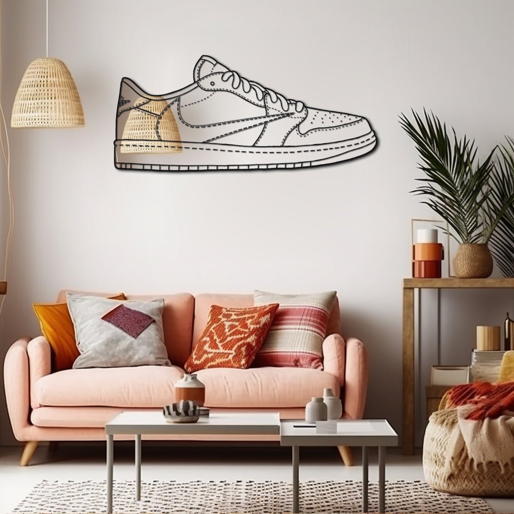 Mirror Air Jordan 1 Low Travis Scott | Sneakers Mirror Art Custom Mirror
