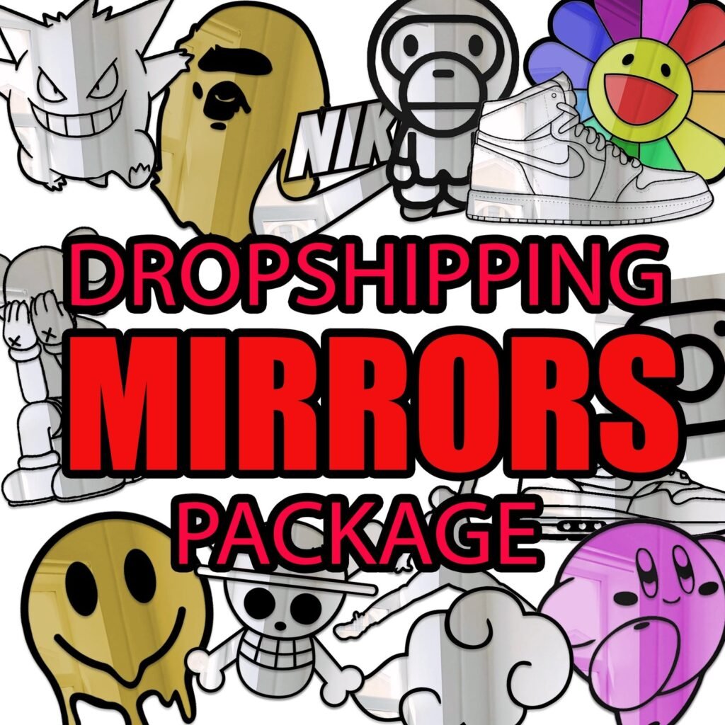 VIP Custom Mirror Dropshipping Package | Start Selling Custom Mirror