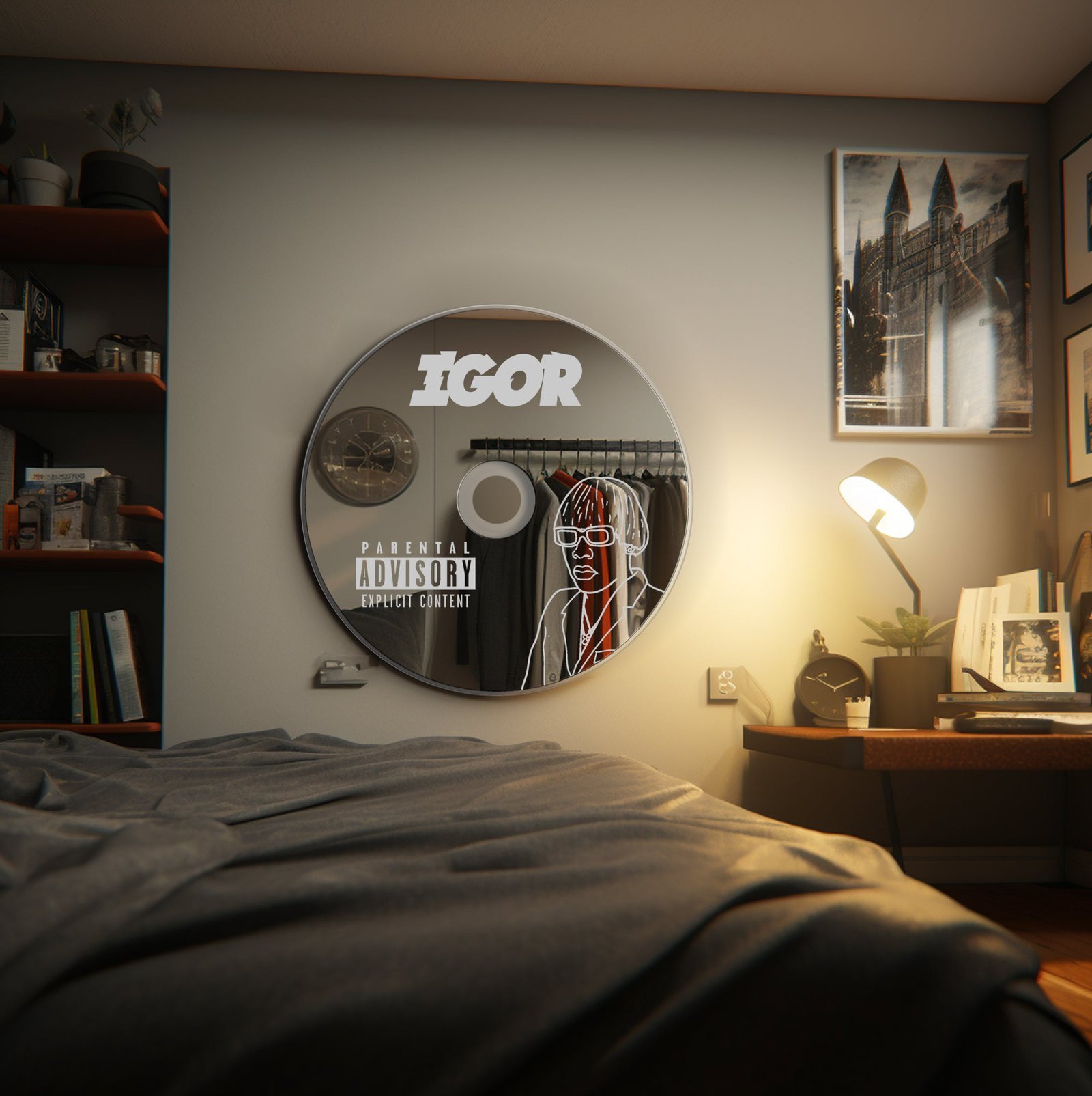 IGOR Tyler The Creator – Disc Mirror Custom Mirror