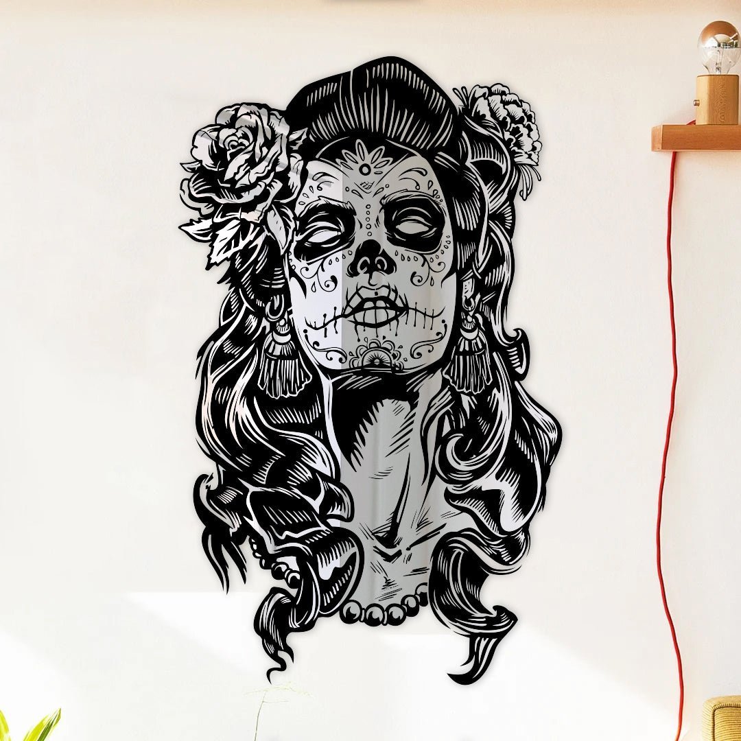 La Calavera Catrina Day of the Dead mirror Calavera Custom Mirror