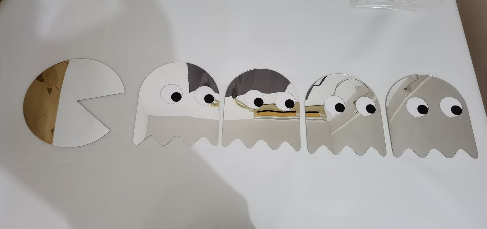 Set of 5 PACMAN Mirror | Selfie Mirrors Custom Mirror