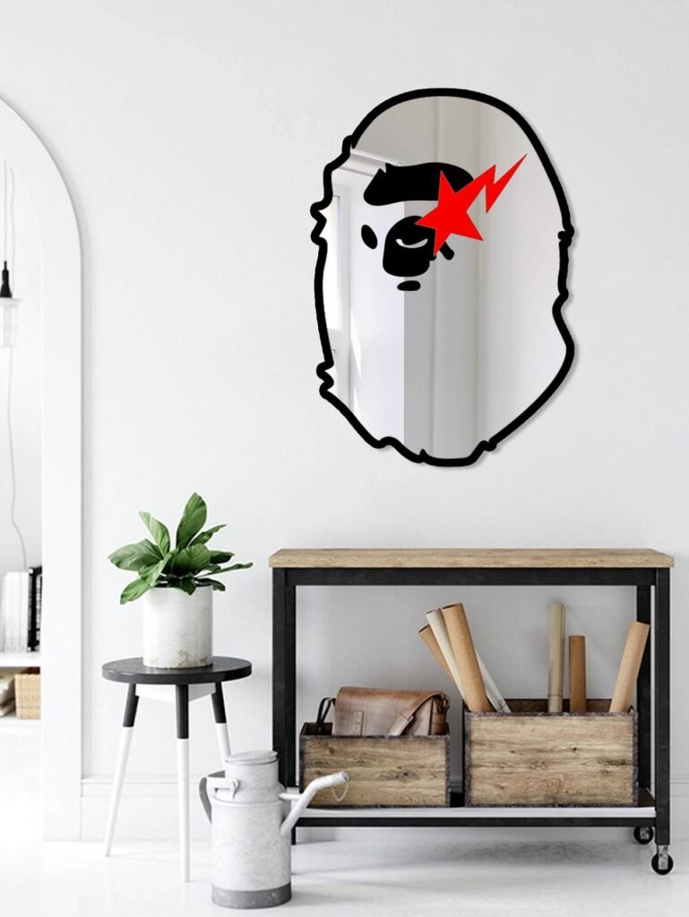 A Bathing Ape BAPE Bapesta wall mirror Custom Mirror