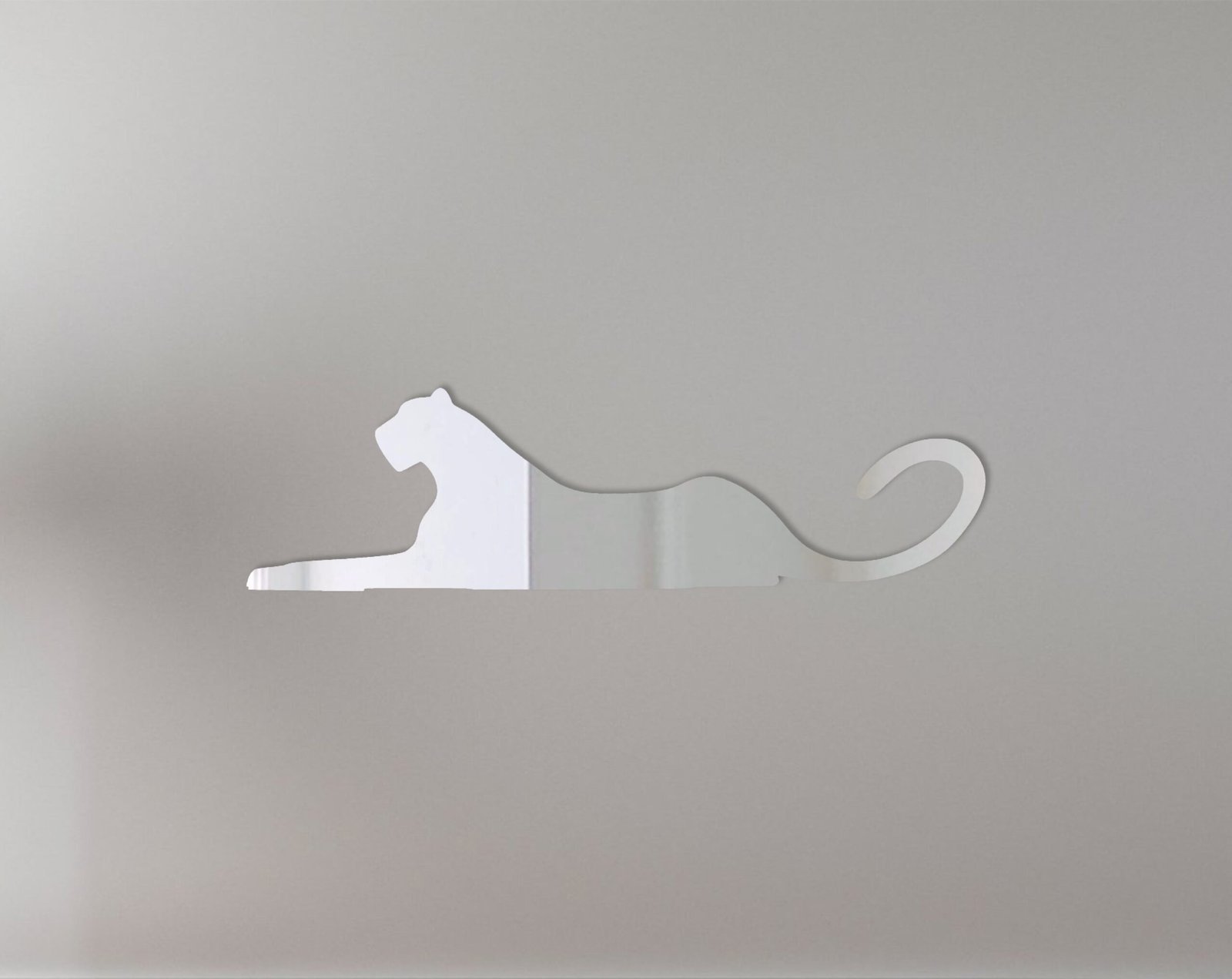 Big Cat Mirror Sign Custom Mirror