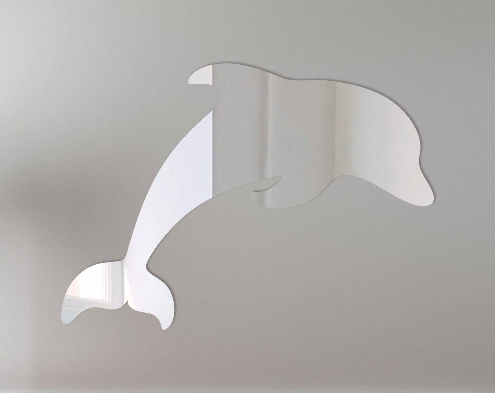 Dolphin Mirror Sign Custom Mirror