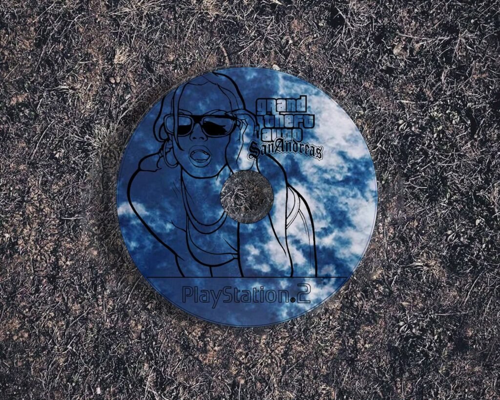 “GTA San Andreas” disc Mirror Custom Mirror