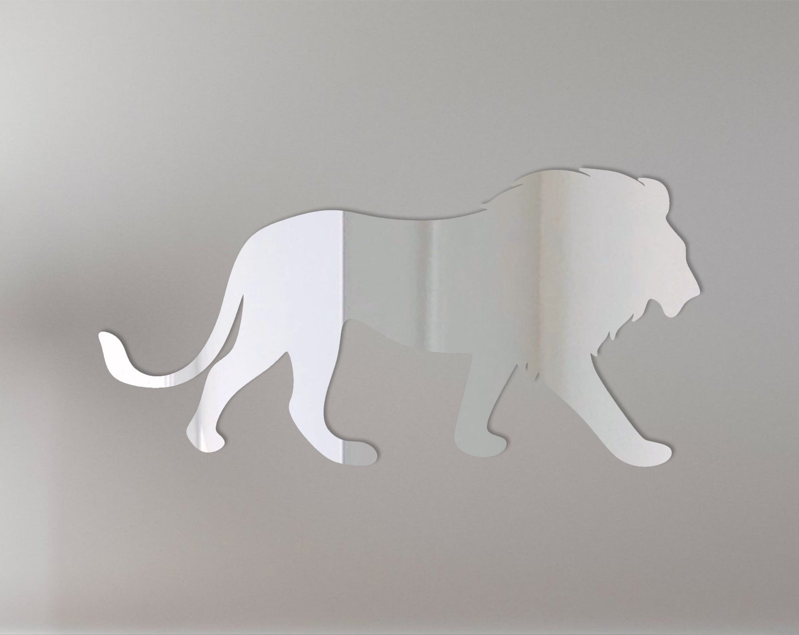 Lion Mirror Sign Custom Mirror