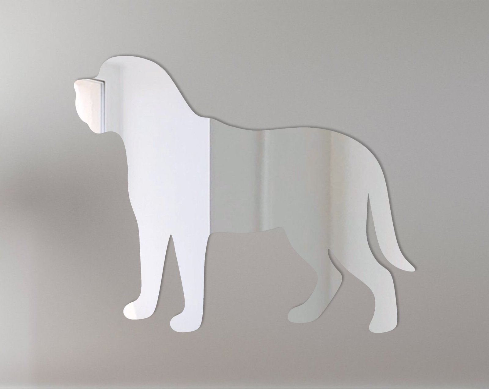 Mastiff Mirror Sign Custom Mirror