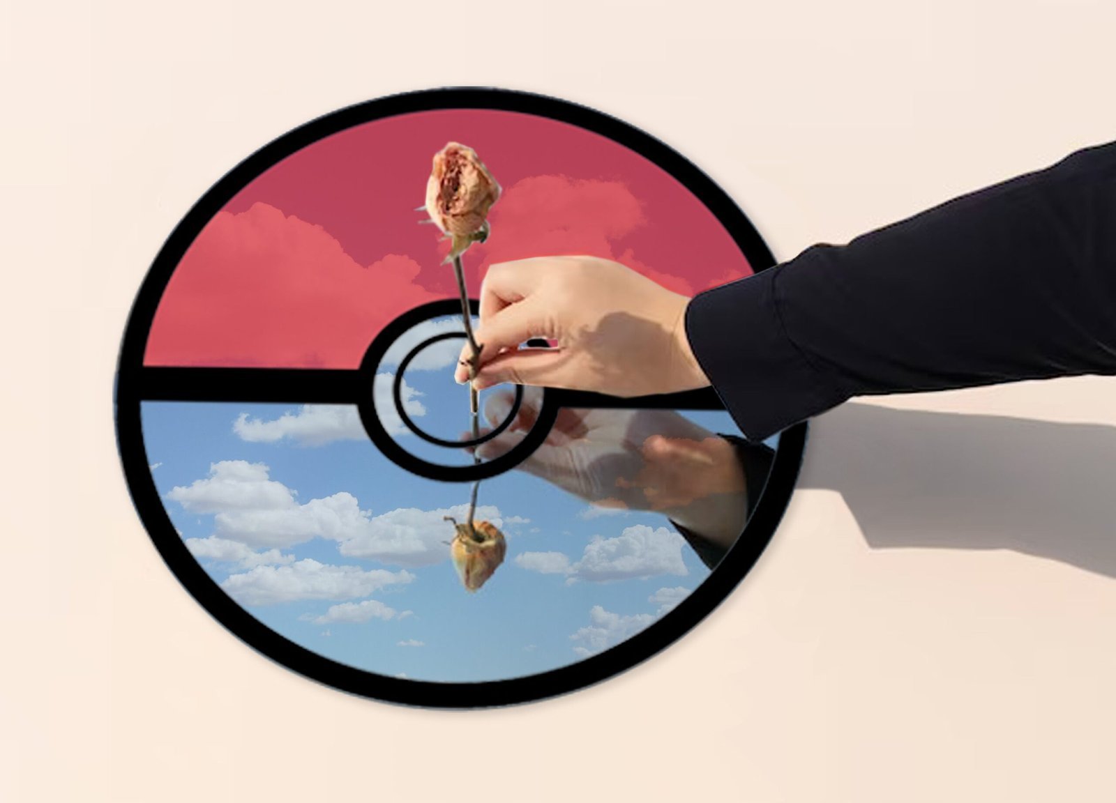 Pokeball mirror sign | Custom mirrors Custom Mirror