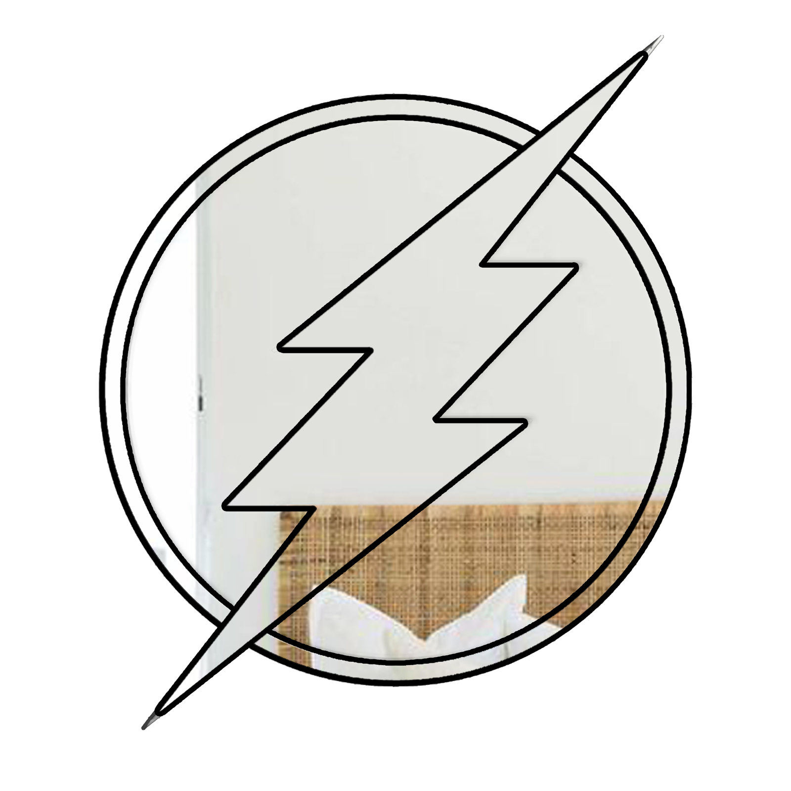 Wall Mirror inspired by The Flash Custom Mirror