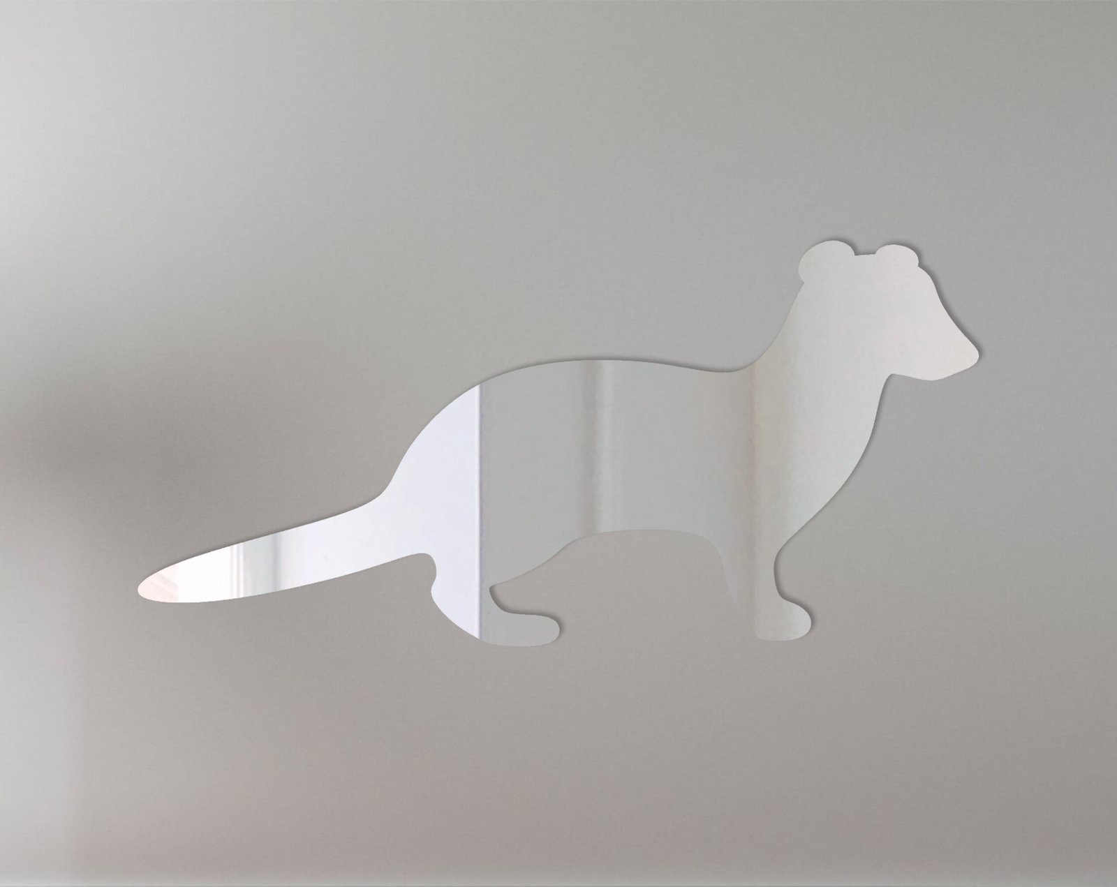 Weasel Mirror Sign Custom Mirror