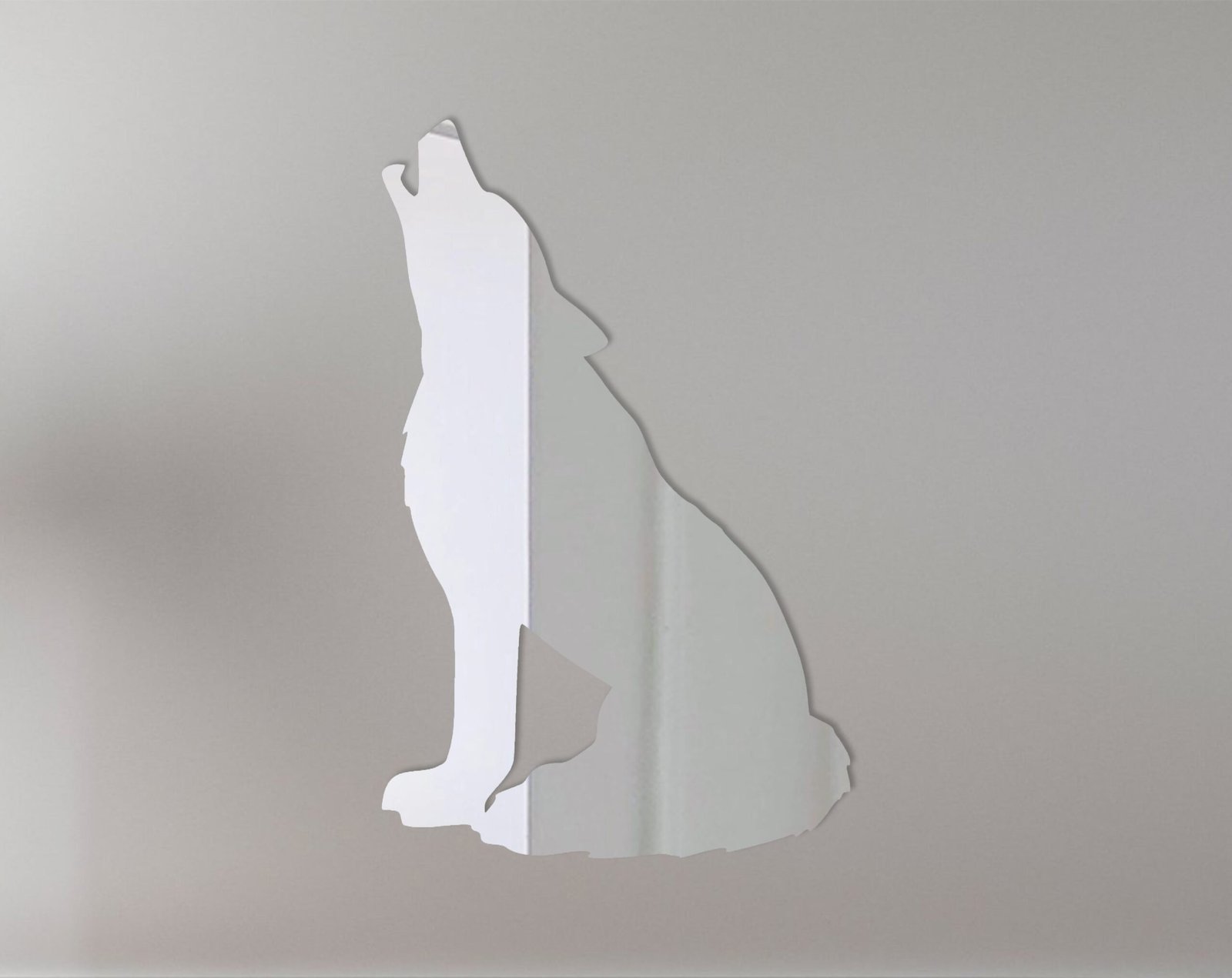 Wolf 3 Mirror Sign Custom Mirror