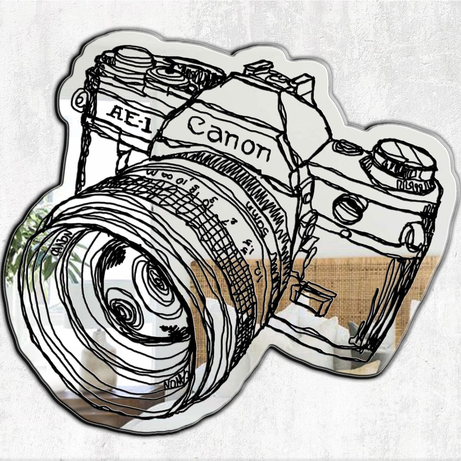 Classic Slr Camera Mirror Custom Mirror