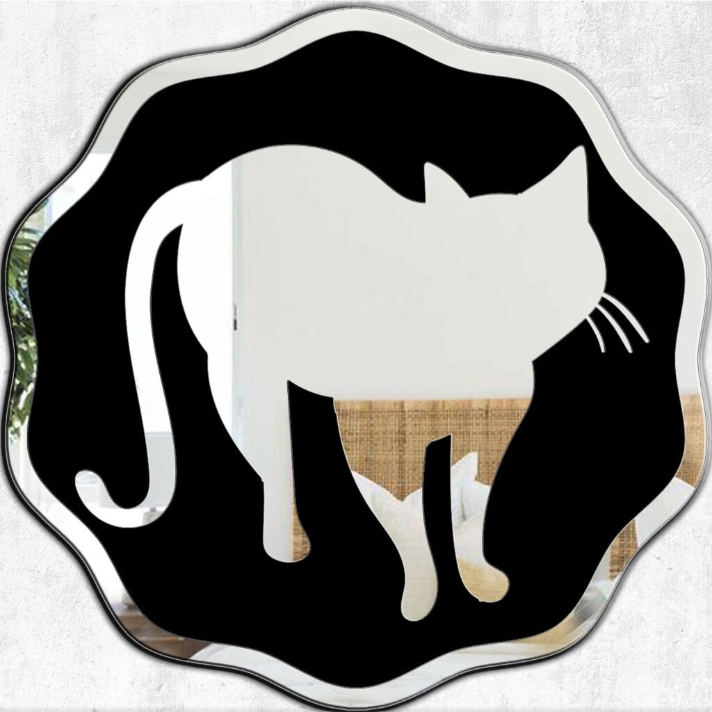 Mirror in a shape of a Cat Custom Mirror