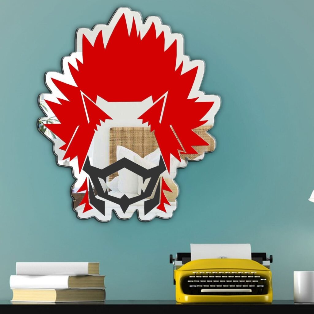 Kirishima Stylish Silhouette MHA BNHA Mirror Custom Mirror