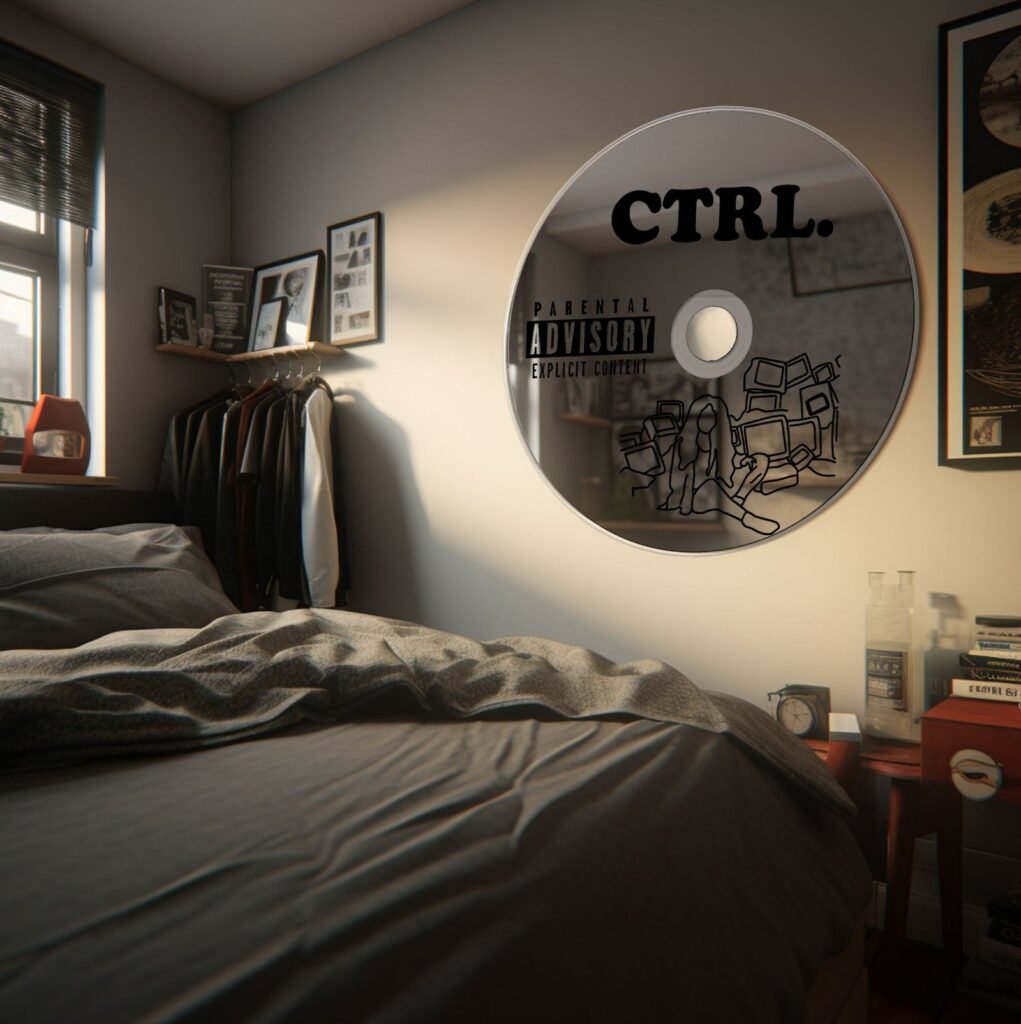 SZA “CTRL” Disc CD mirror Custom Mirror