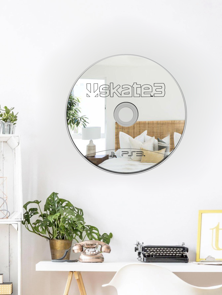 SKATE 3 Big disk CD Mirror | Skate3 Custom Mirror