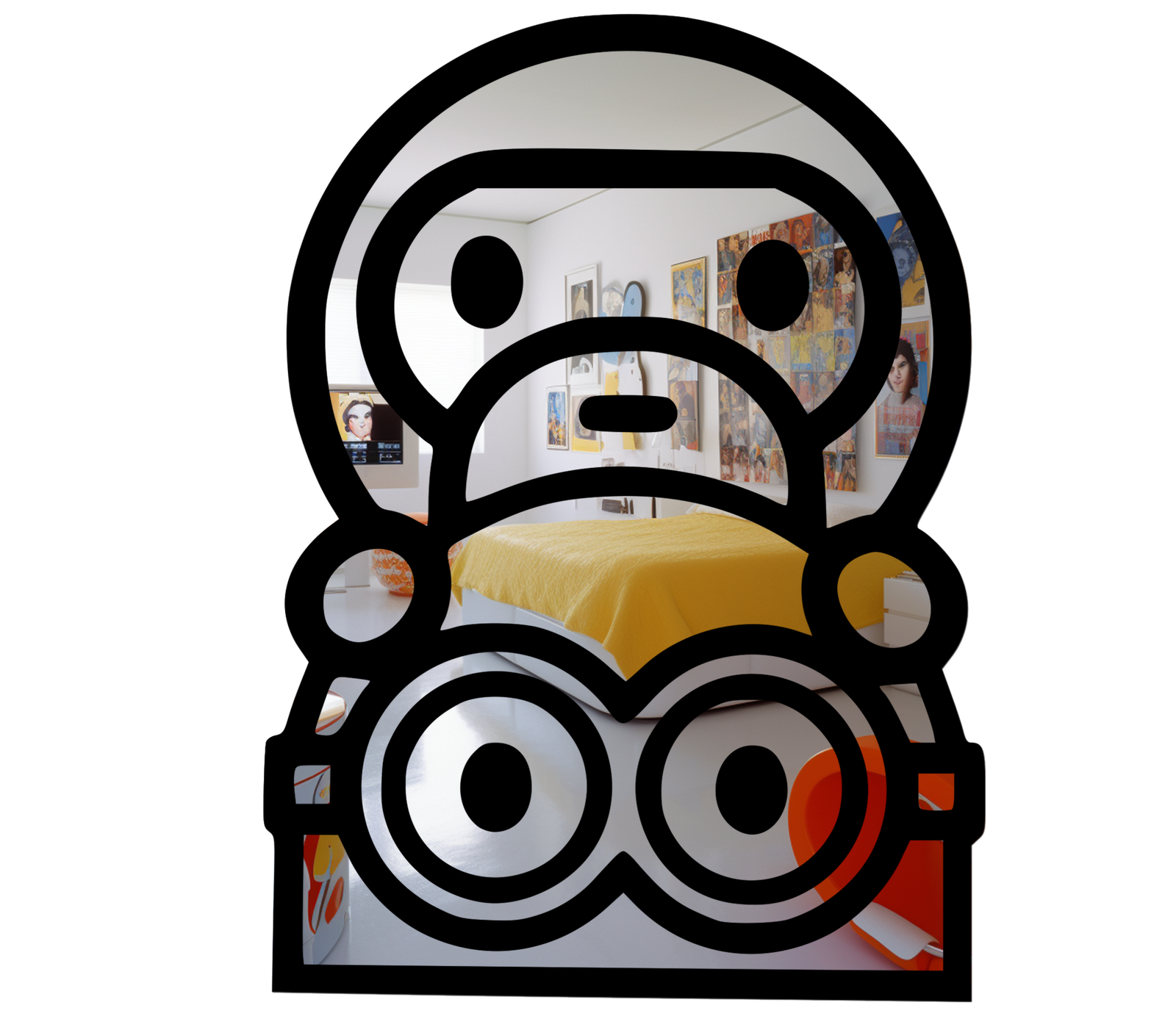 Bape Minion Mirror – Custom Mirrors