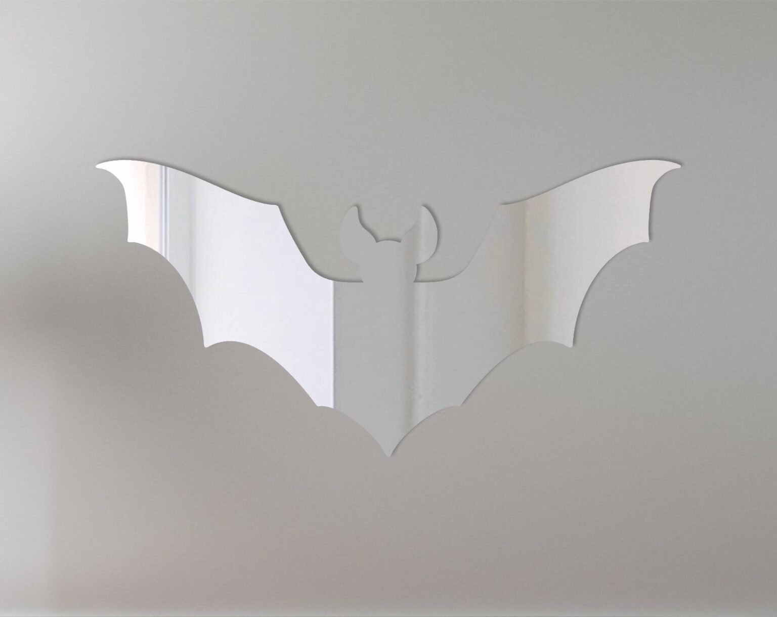 Bat Mirror Sign Custom Mirror