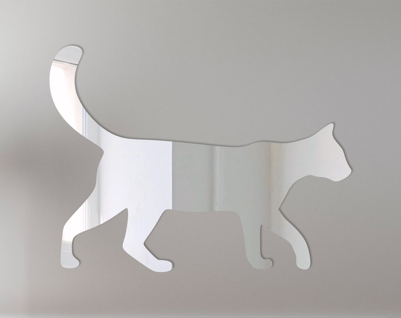 Cat Mirror Sign Custom Mirror