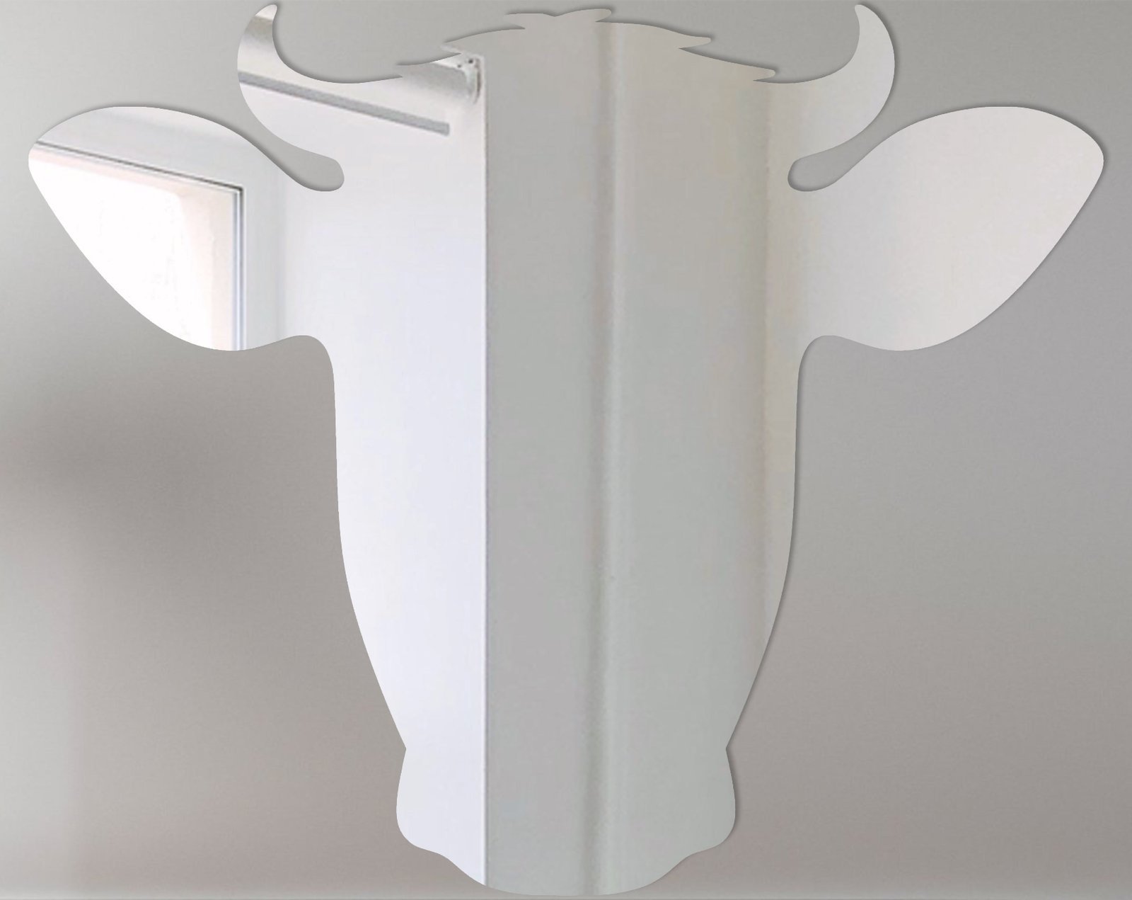 Dairy Cow Head Mirror Sign – Custom Mirrors