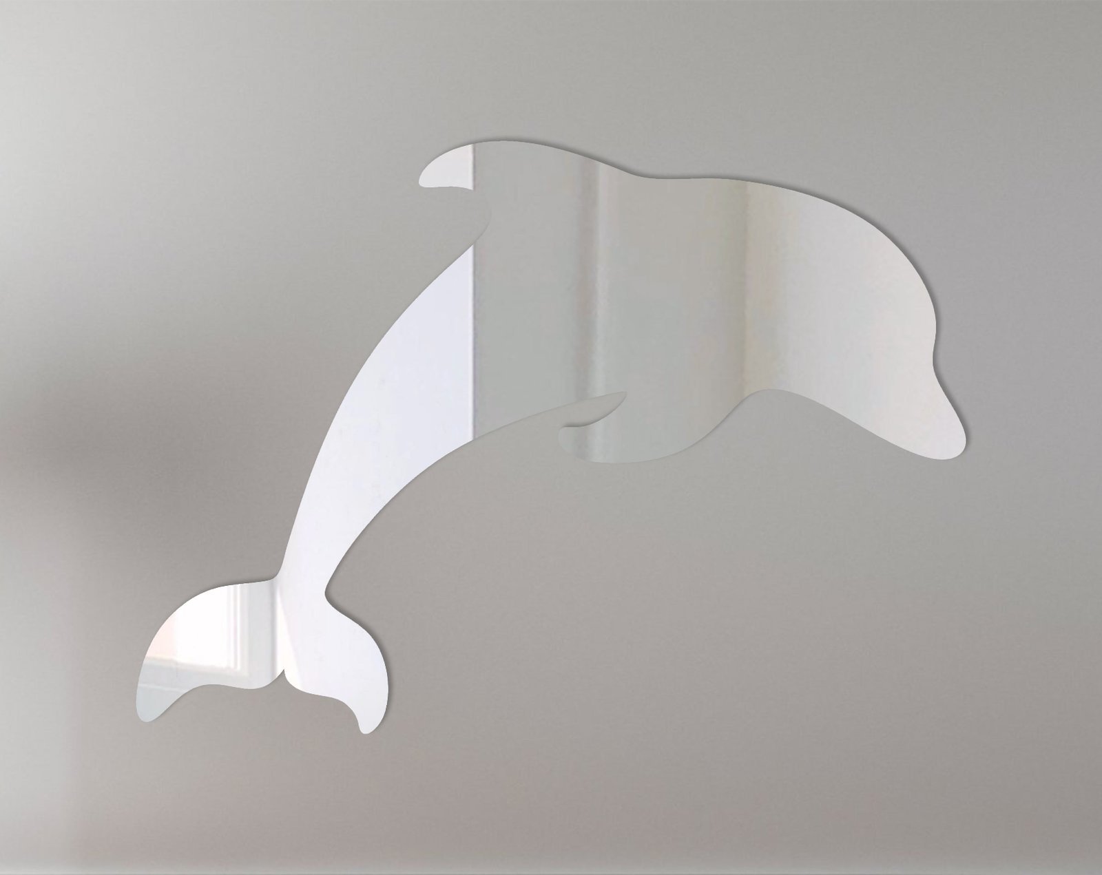 Dolphin Mirror Sign Custom Mirror