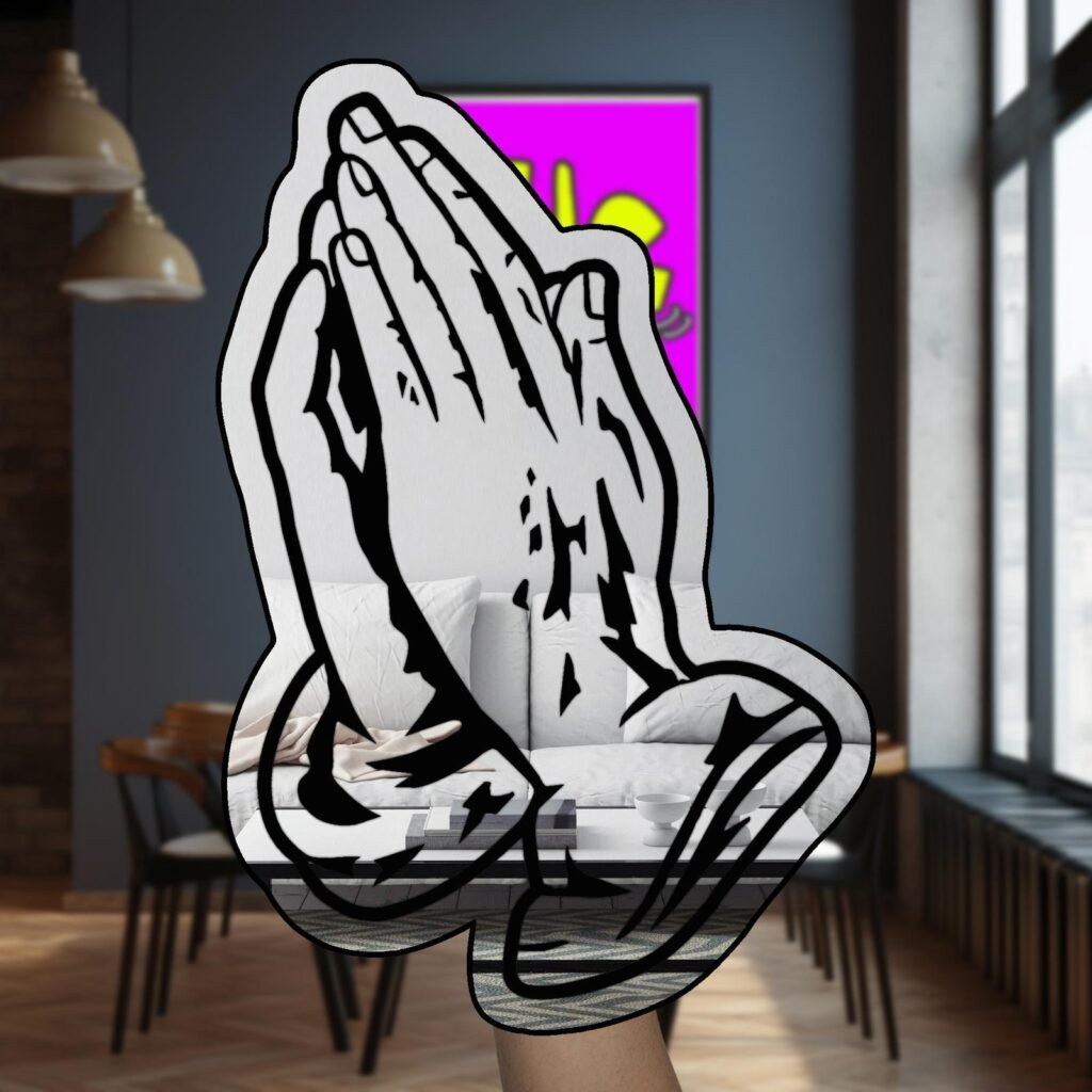 Drake Praying Hands Logo Mirror Custom Mirror