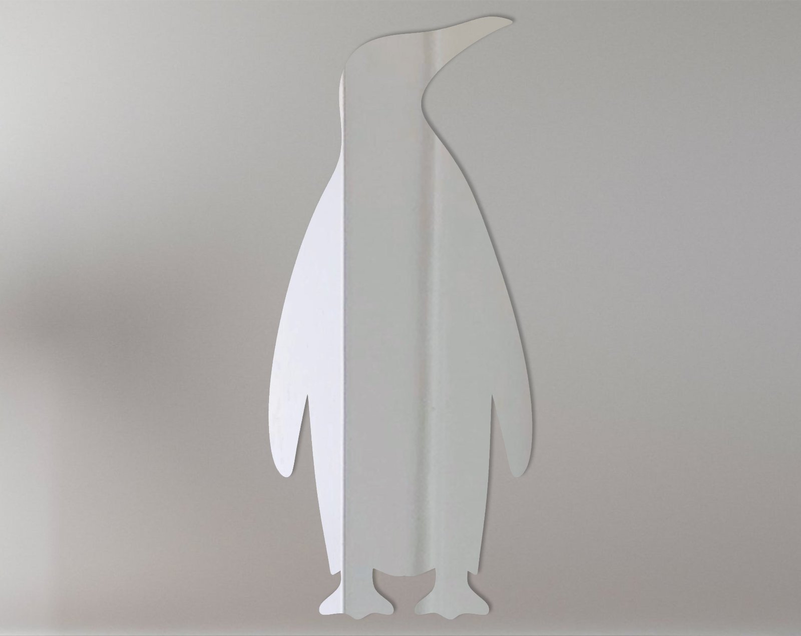 Emperor Penguin Mirror Sign Custom Mirror