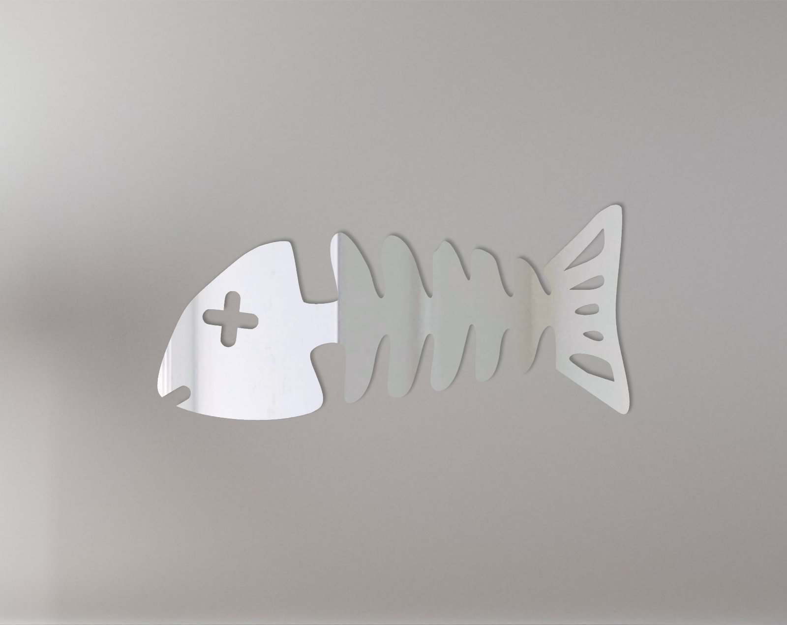 Fish Bones Mirror Sign | Custom Mirror