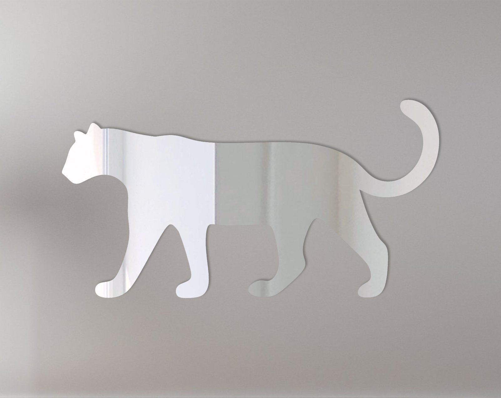 Leopard Mirror Sign Custom Mirror