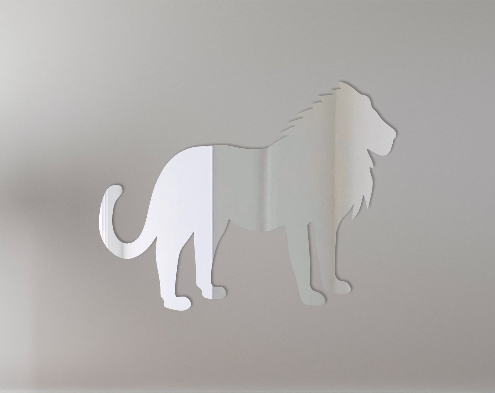 Lion 3 Mirror Sign | Custom Mirror