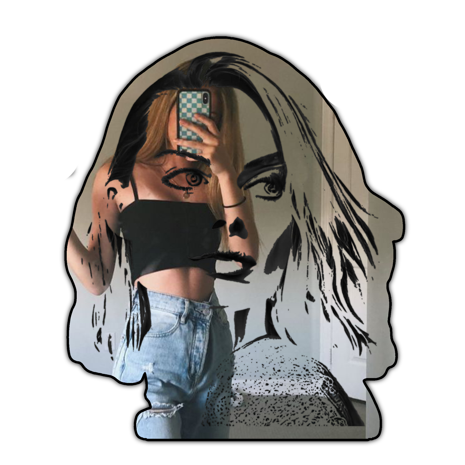 Margot Robbie Mirror Custom Mirror