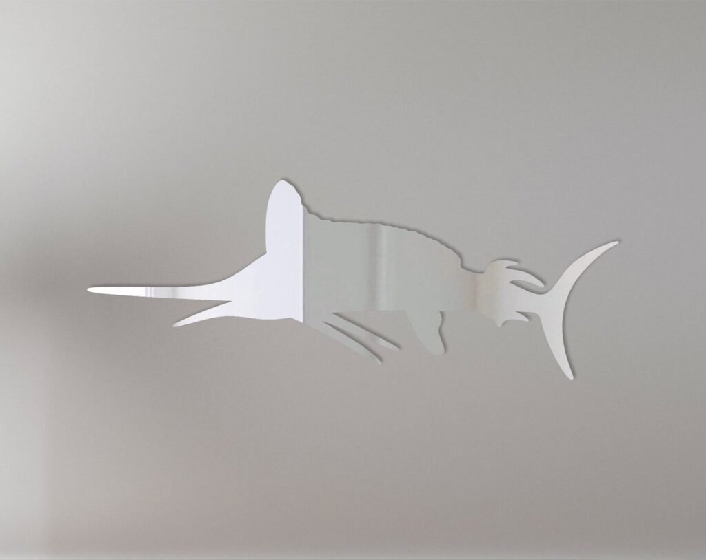 Marlin Mirror Sign Custom Mirror