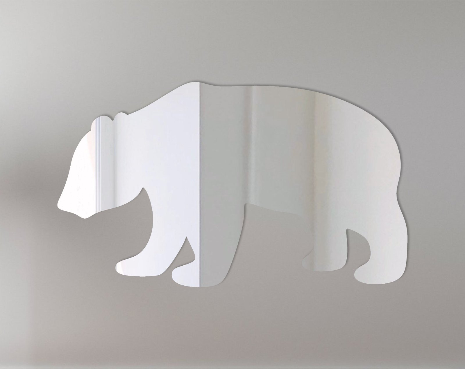 Panda Bear Mirror Sign - Custom Mirrors