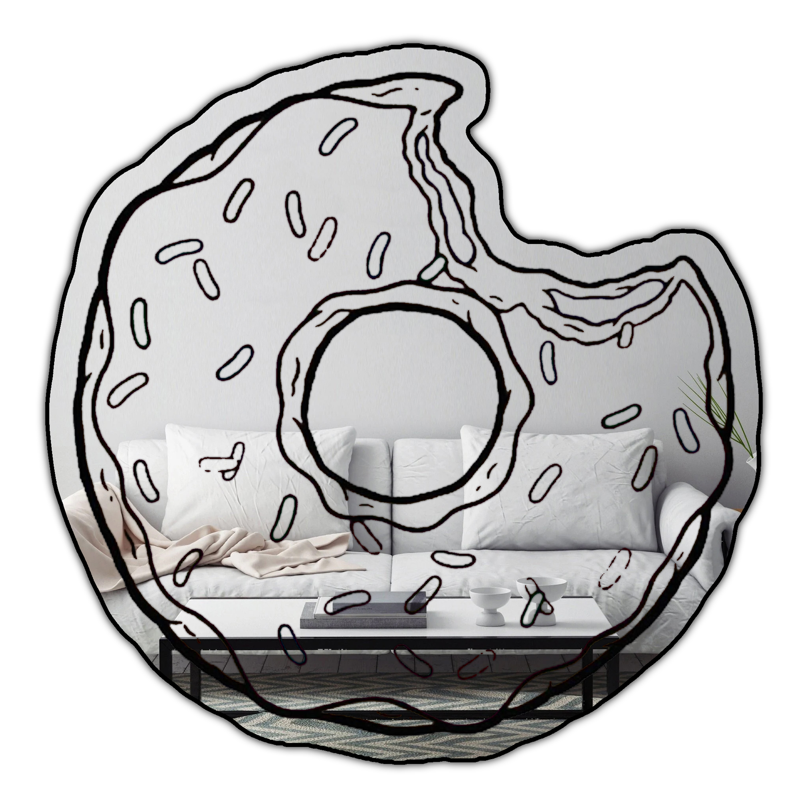 Donut Mirror Custom Mirror