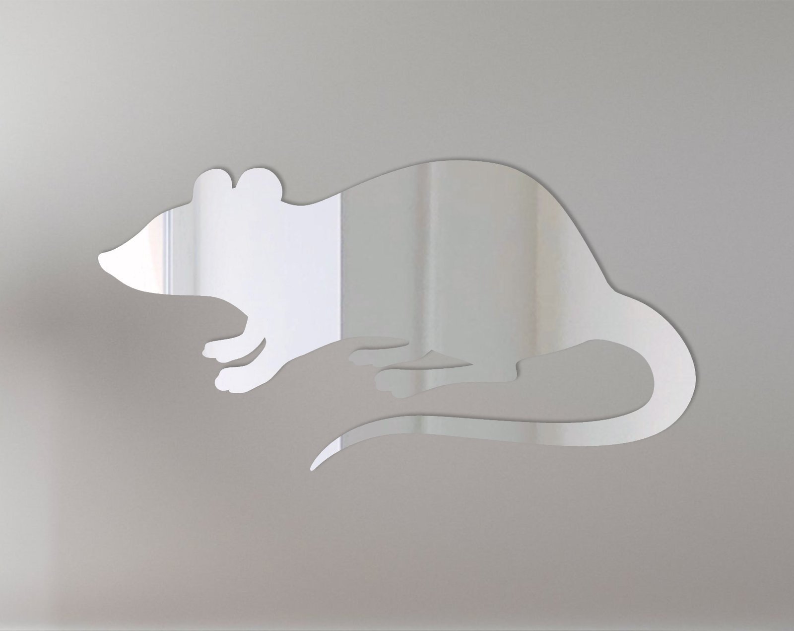 Rat Mirror Sign Custom Mirror