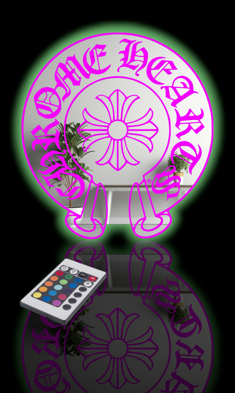 Chrome Hearts RGB mirror | Gothic cross Light mirror Custom Mirror
