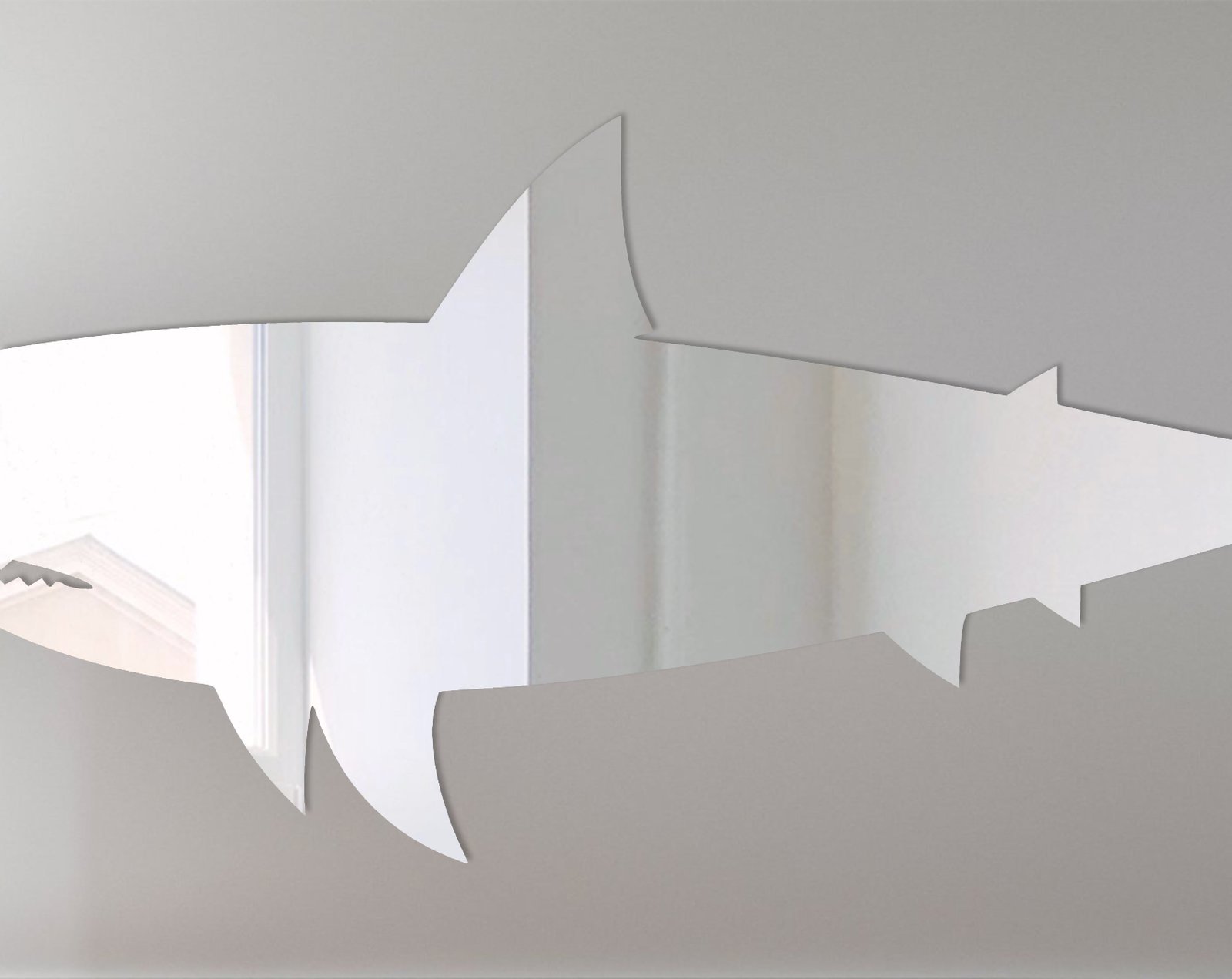 Shark 4 Mirror Sign Custom Mirror
