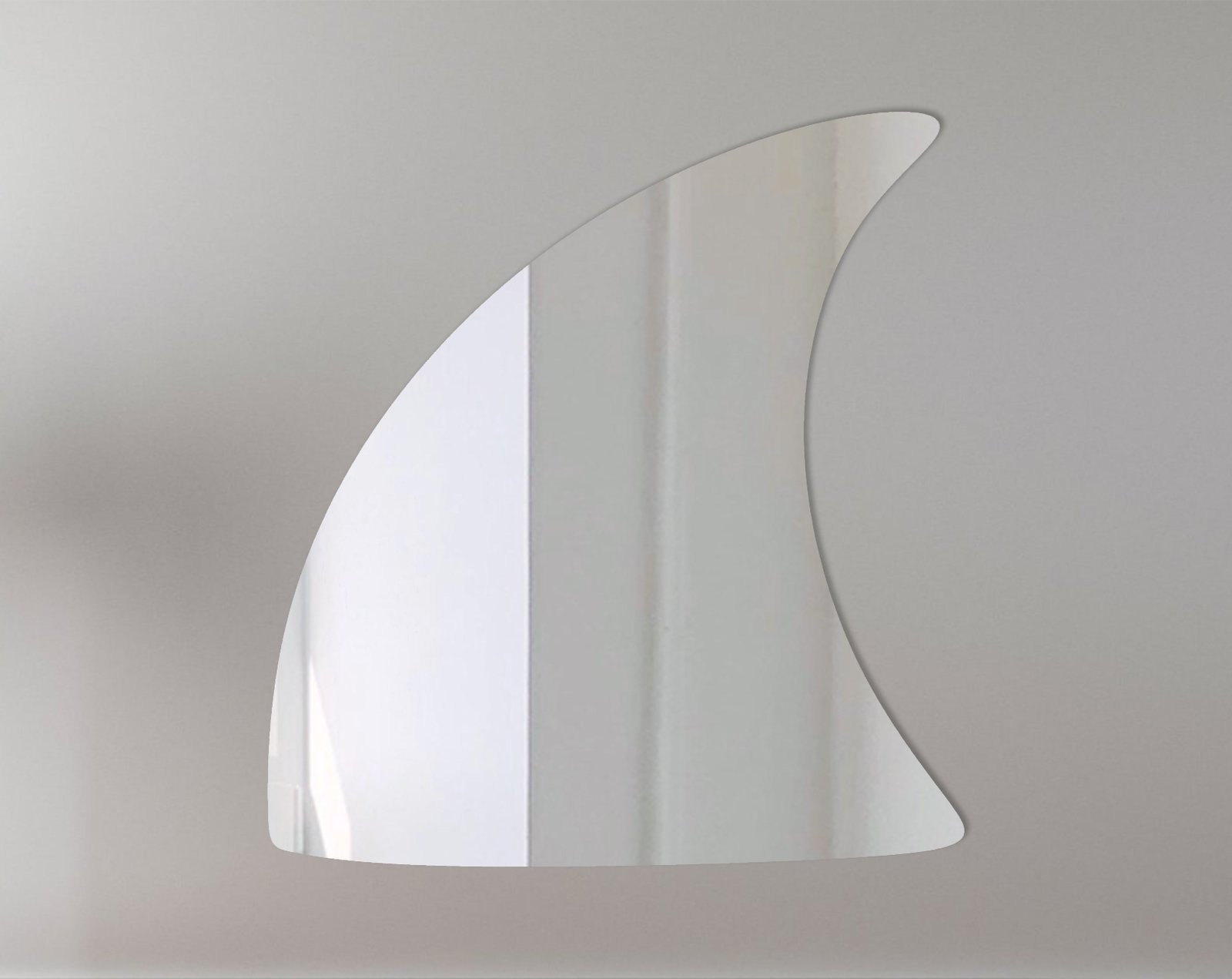 Shark Fin Mirror Sign Custom Mirror