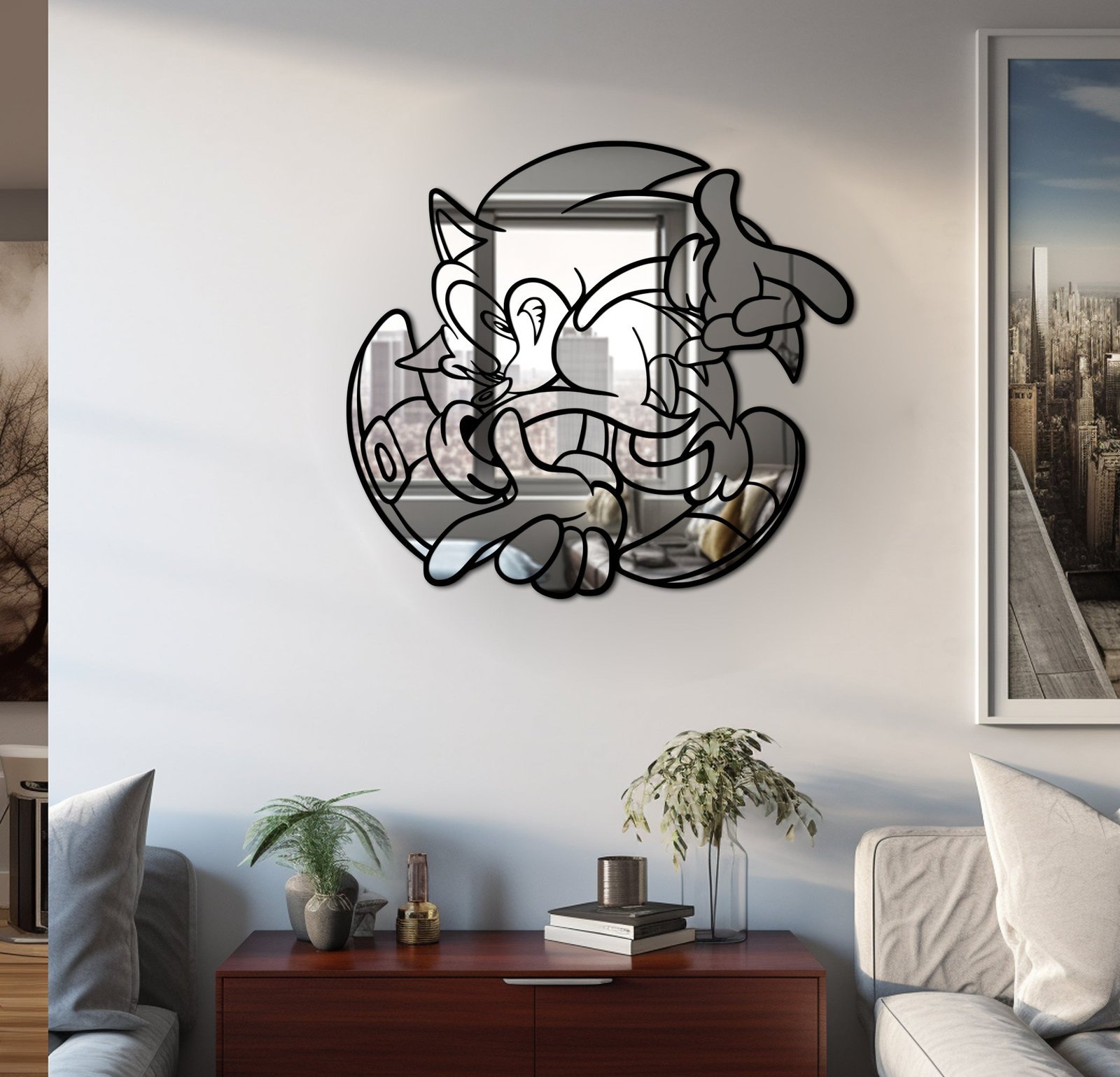 Sonic Adventure Wall Mirror Custom Mirror