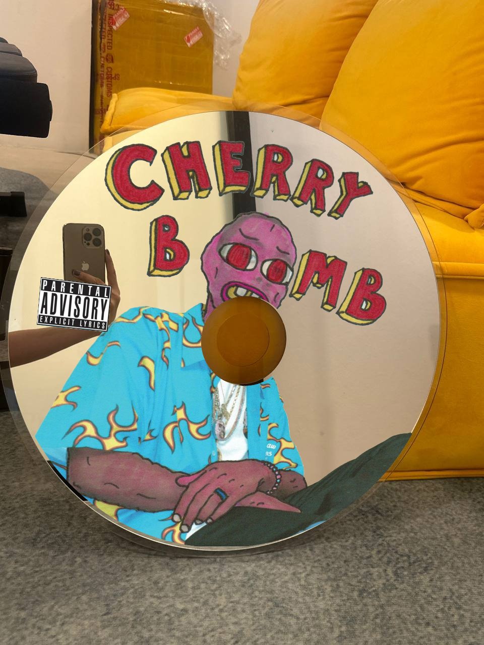 Cherry Bomb RGB light | CD mirror Custom Mirror