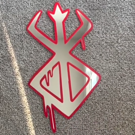 Berserk Brand of Sacrifice Mirror – Anime Acrylic Wall Art Custom Mirror